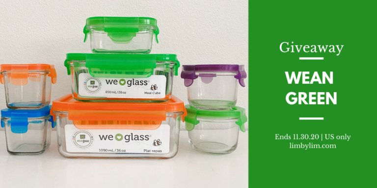 Go Green With Wean Green Glass Containers - LimByLim